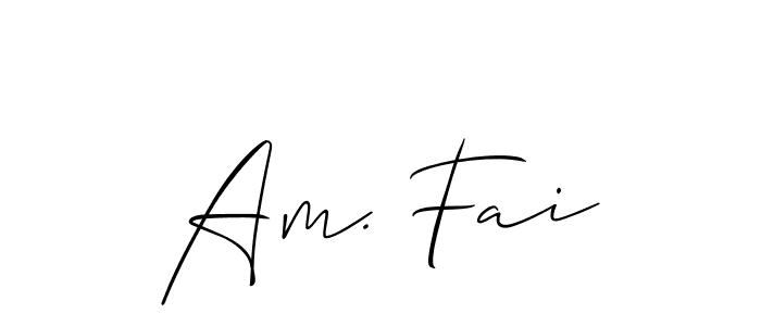 86+ Am. Fai Name Signature Style Ideas | Exclusive Name Signature