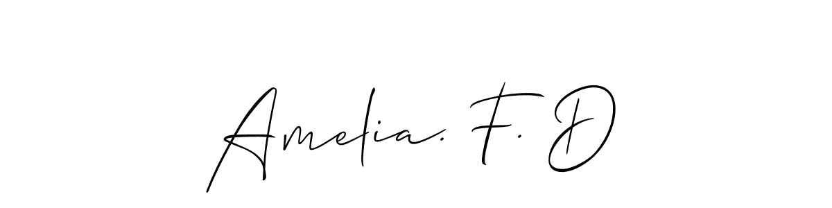 96+ Amelia. F. D Name Signature Style Ideas | Superb eSignature