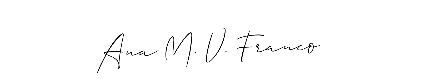 88+ Ana M. V. Franco Name Signature Style Ideas | Superb eSignature