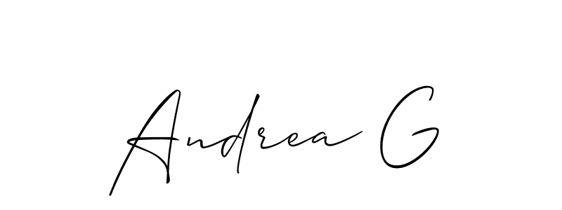 80+ Andrea G Name Signature Style Ideas | Best Online Signature
