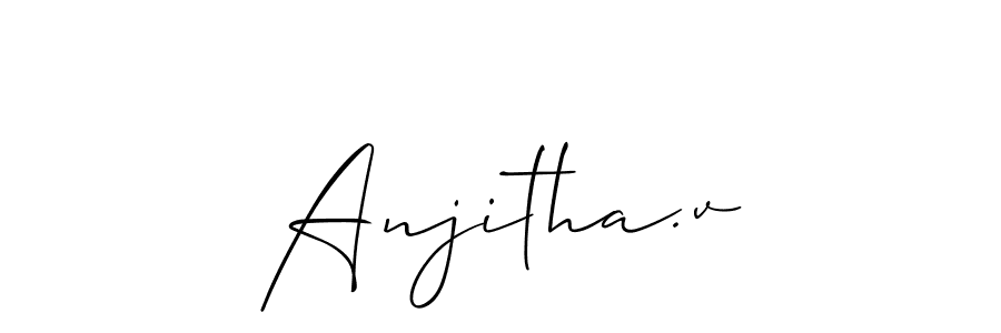 93+ Anjitha.v Name Signature Style Ideas | Great Online Autograph