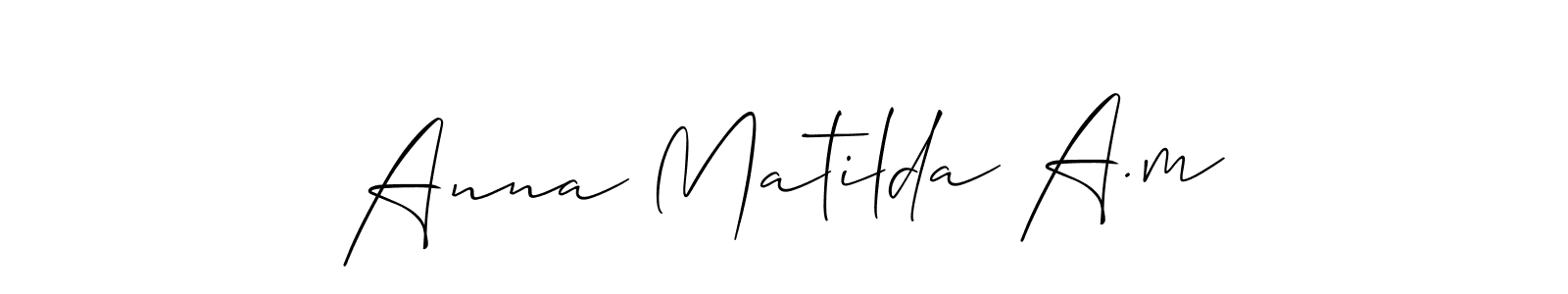 79+ Anna Matilda A.m Name Signature Style Ideas | Fine Autograph