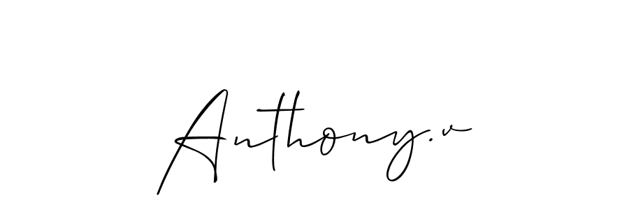 87+ Anthony.v Name Signature Style Ideas | Awesome E-Signature