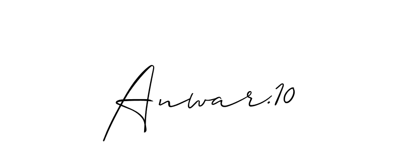 73+ Anwar.10 Name Signature Style Ideas | Fine Name Signature