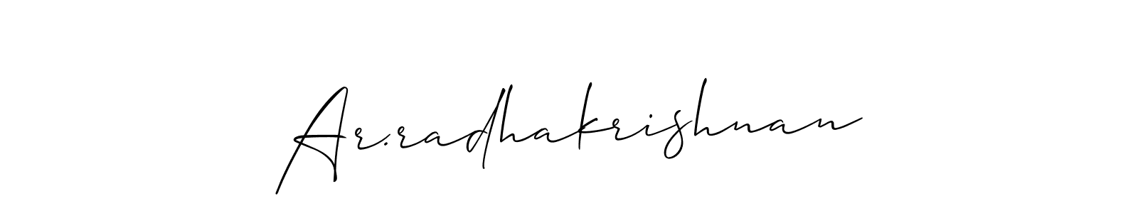 75+ Ar.radhakrishnan Name Signature Style Ideas | Special eSignature