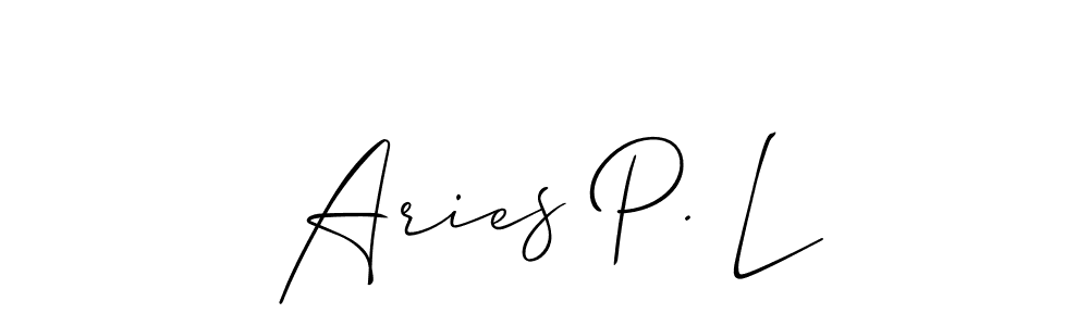 81+ Aries P. L Name Signature Style Ideas | Excellent E-Sign