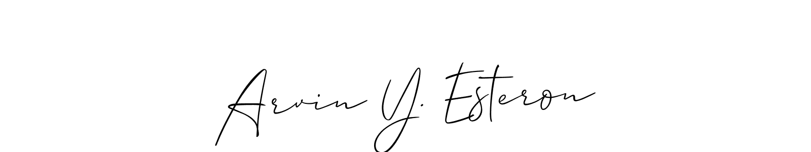 70+ Arvin Y. Esteron Name Signature Style Ideas | Ideal Autograph