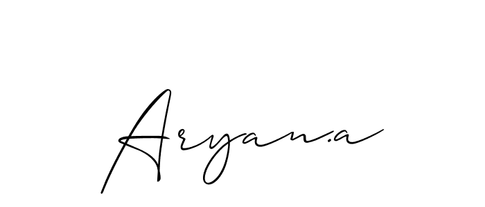 94+ Aryan.a Name Signature Style Ideas | Free Digital Signature