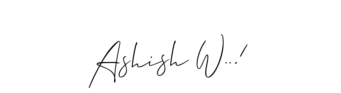 92+ Ashish W..! Name Signature Style Ideas | Creative Electronic Sign