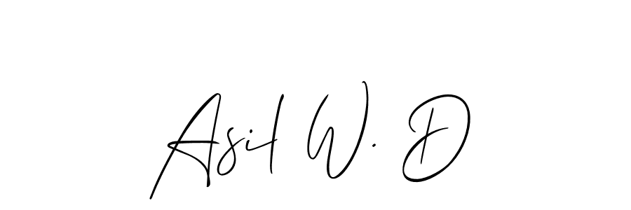 80+ Asil W. D Name Signature Style Ideas | Ultimate Online Autograph