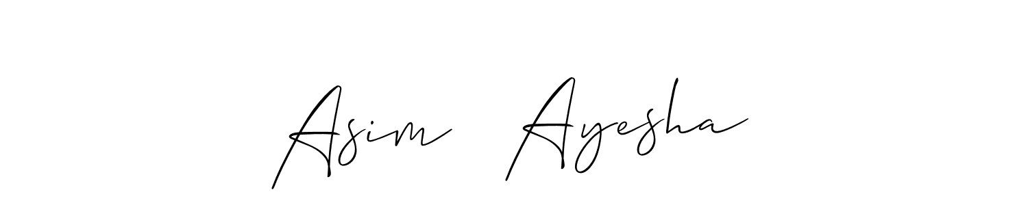76+ Asim ♡ Ayesha Name Signature Style Ideas | Fine Autograph