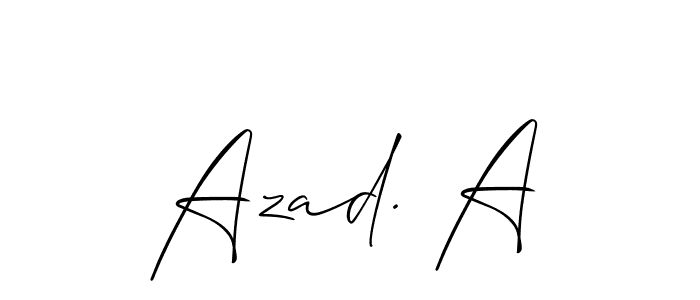 94+ Azad. A Name Signature Style Ideas | Special Autograph