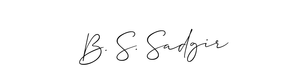 81+ B. S. Sadgir Name Signature Style Ideas | Awesome Digital Signature