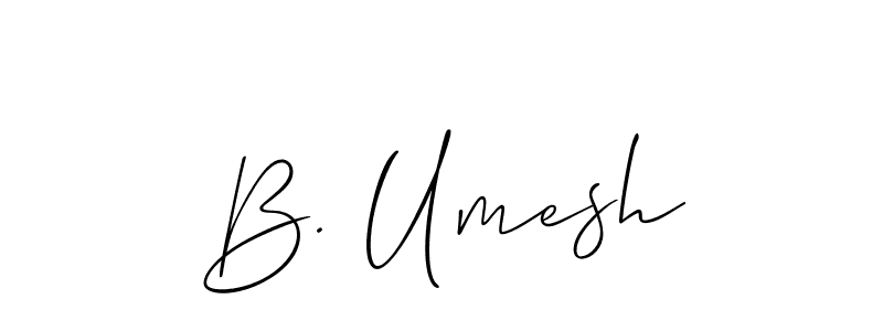 70+ B. Umesh Name Signature Style Ideas | Cool Name Signature