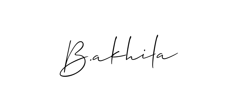 77+ B.akhila Name Signature Style Ideas | Professional Name Signature