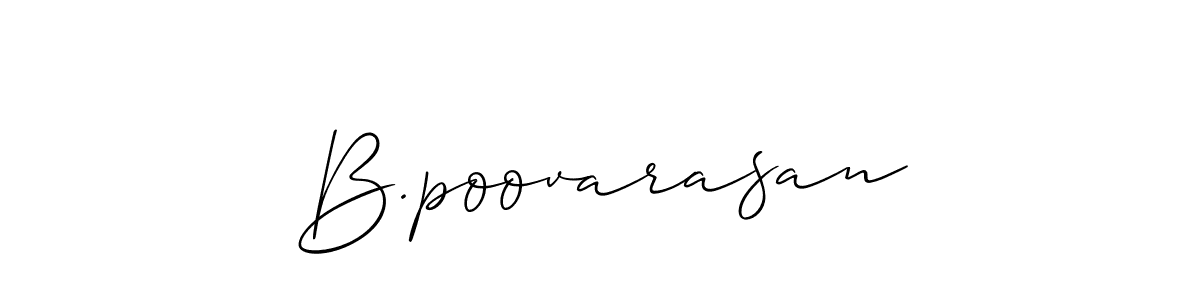 95+ B.poovarasan Name Signature Style Ideas | Latest eSign