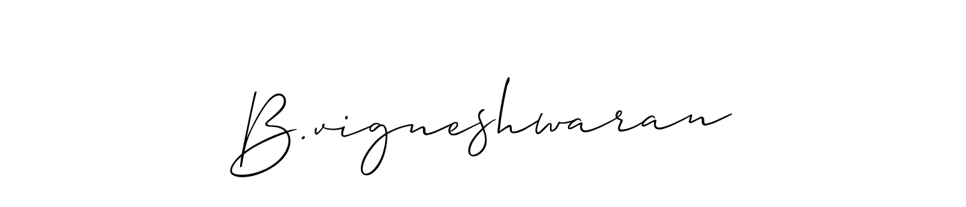 86+ B.vigneshwaran Name Signature Style Ideas | Free Digital Signature