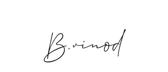 72+ B.vinod Name Signature Style Ideas | Awesome Digital Signature
