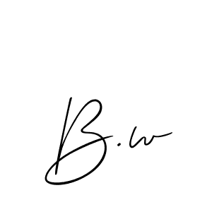 71+ B.w Name Signature Style Ideas | Unique eSignature