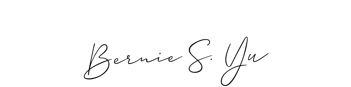 73+ Bernie S. Yu Name Signature Style Ideas | Professional Name Signature