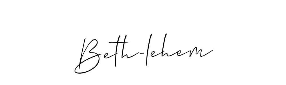 79+ Beth-lehem Name Signature Style Ideas | Special E-Sign
