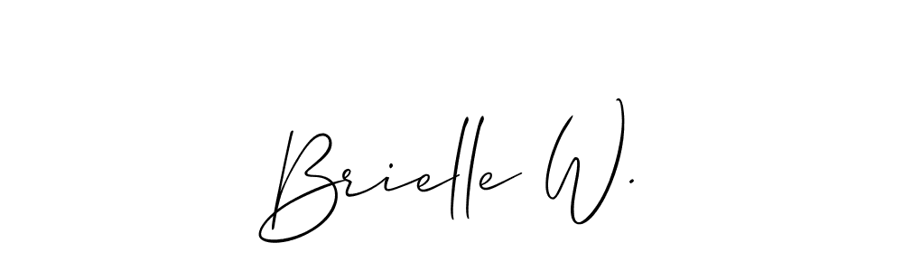70+ Brielle W. Name Signature Style Ideas | FREE E-Signature