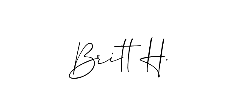 76+ Britt H. Name Signature Style Ideas | Professional eSignature