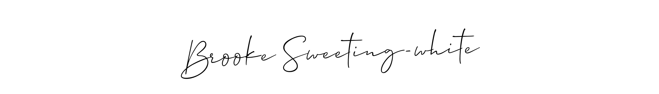99+ Brooke Sweeting-white Name Signature Style Ideas | Unique E-Sign
