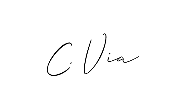 75+ C. Via Name Signature Style Ideas | Amazing E-Signature
