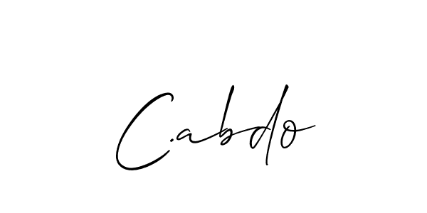 72+ C.abdo Name Signature Style Ideas | Fine E-Signature