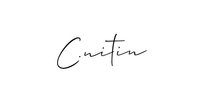 85+ C.nitin Name Signature Style Ideas | Amazing Name Signature