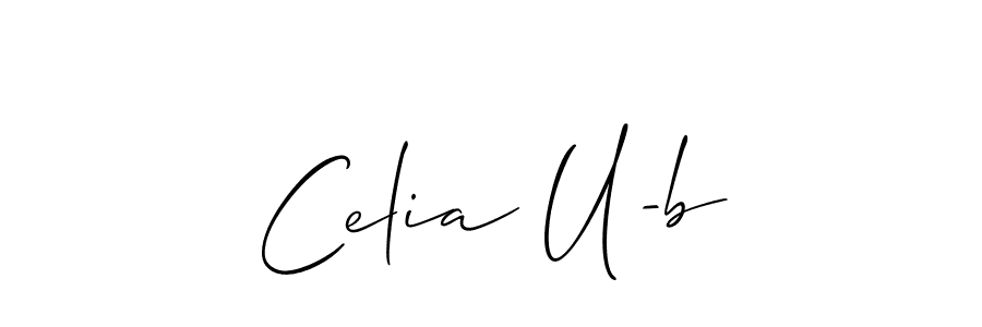 79+ Celia U-b Name Signature Style Ideas | Amazing Electronic Signatures