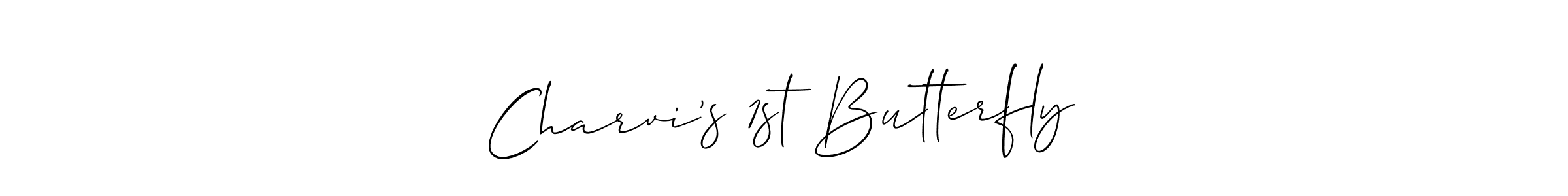 95+ Charvi’s 1st Butterfly Name Signature Style Ideas | Fine Autograph