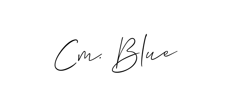 94+ Cm. Blue Name Signature Style Ideas | Excellent Electronic Signatures