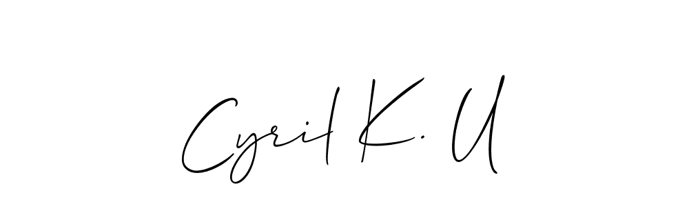 70+ Cyril K. U Name Signature Style Ideas | Get E-Sign