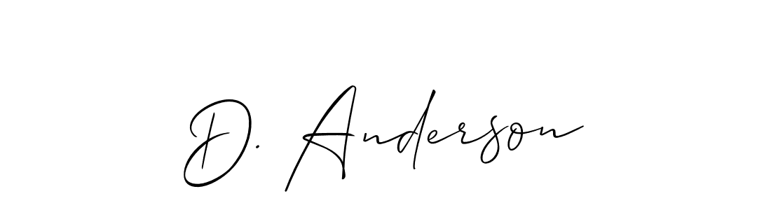 97+ D. Anderson Name Signature Style Ideas | Wonderful Online Autograph