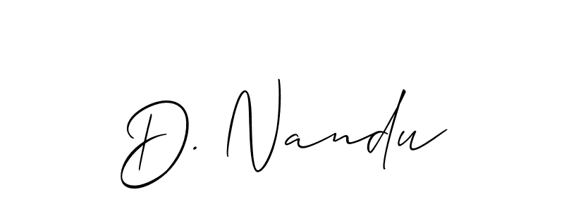 85+ D. Nandu Name Signature Style Ideas | Perfect Electronic Sign