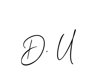 94+ D. U Name Signature Style Ideas | Awesome Digital Signature