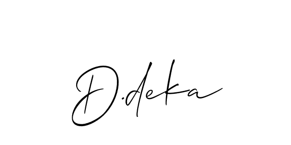 100+ D.deka Name Signature Style Ideas | Awesome Online Signature