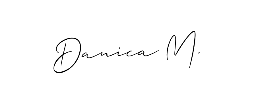 74+ Danica M. Name Signature Style Ideas | Wonderful Electronic Sign