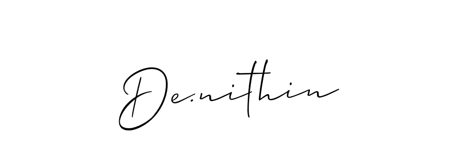95+ De.nithin Name Signature Style Ideas | New Electronic Signatures