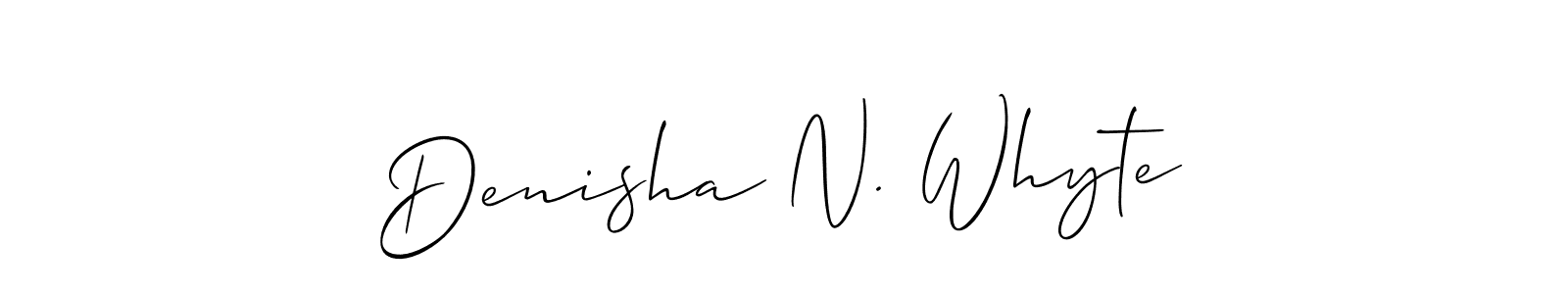 90+ Denisha N. Whyte Name Signature Style Ideas | Get Autograph