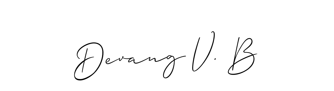 88+ Devang V. B Name Signature Style Ideas | Good Online Autograph