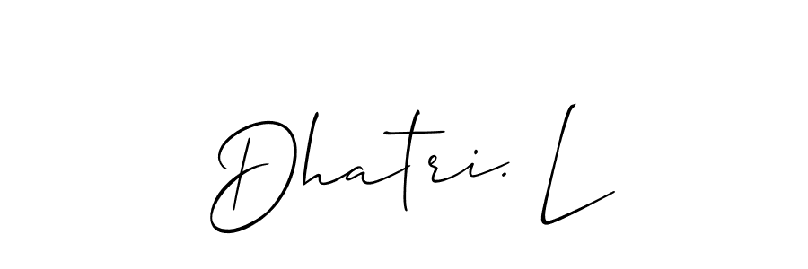 84+ Dhatri. L Name Signature Style Ideas | New Online Autograph