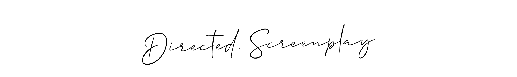 96+ Directed, Screenplay Name Signature Style Ideas | Amazing Name ...