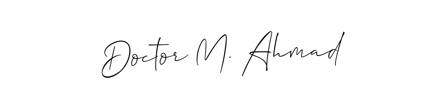 92+ Doctor M. Ahmad Name Signature Style Ideas | Superb Online Signature