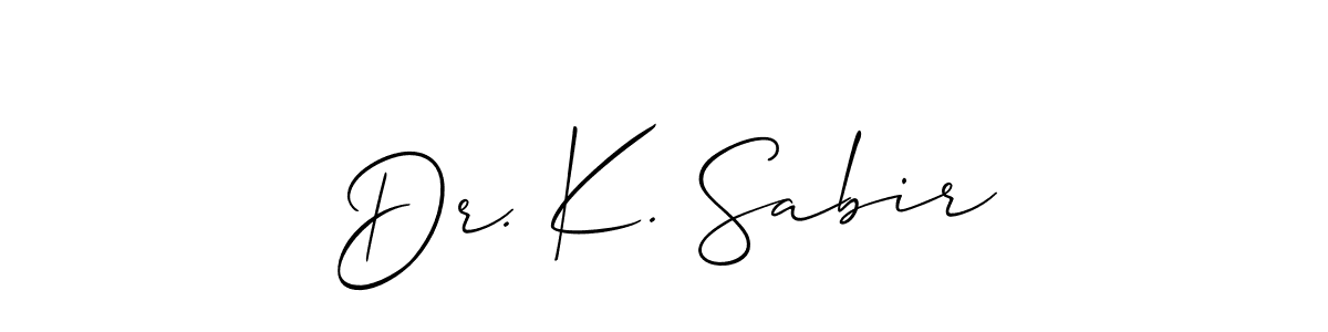 88+ Dr. K. Sabir Name Signature Style Ideas | Wonderful E-Signature