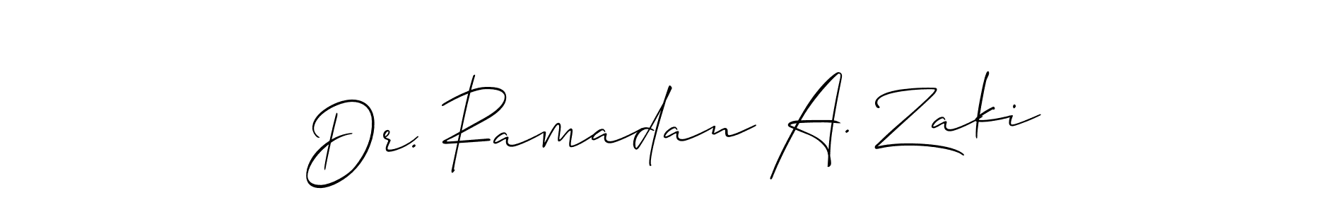 71+ Dr. Ramadan A. Zaki Name Signature Style Ideas | Free Online Signature
