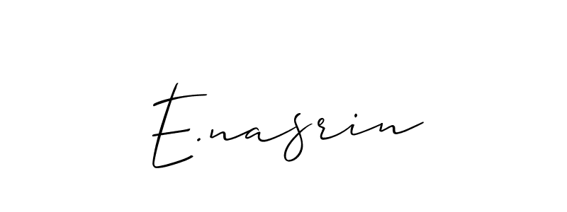 92+ E.nasrin Name Signature Style Ideas | Professional E-Signature