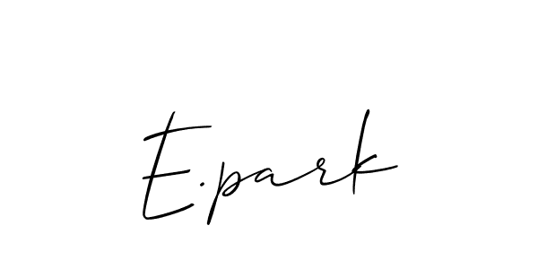 82+ E.park Name Signature Style Ideas | Latest Online Signature